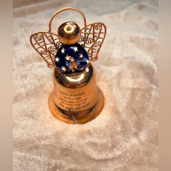 Other | Small Angel With Freedom Bell American Heritage Collectible ...